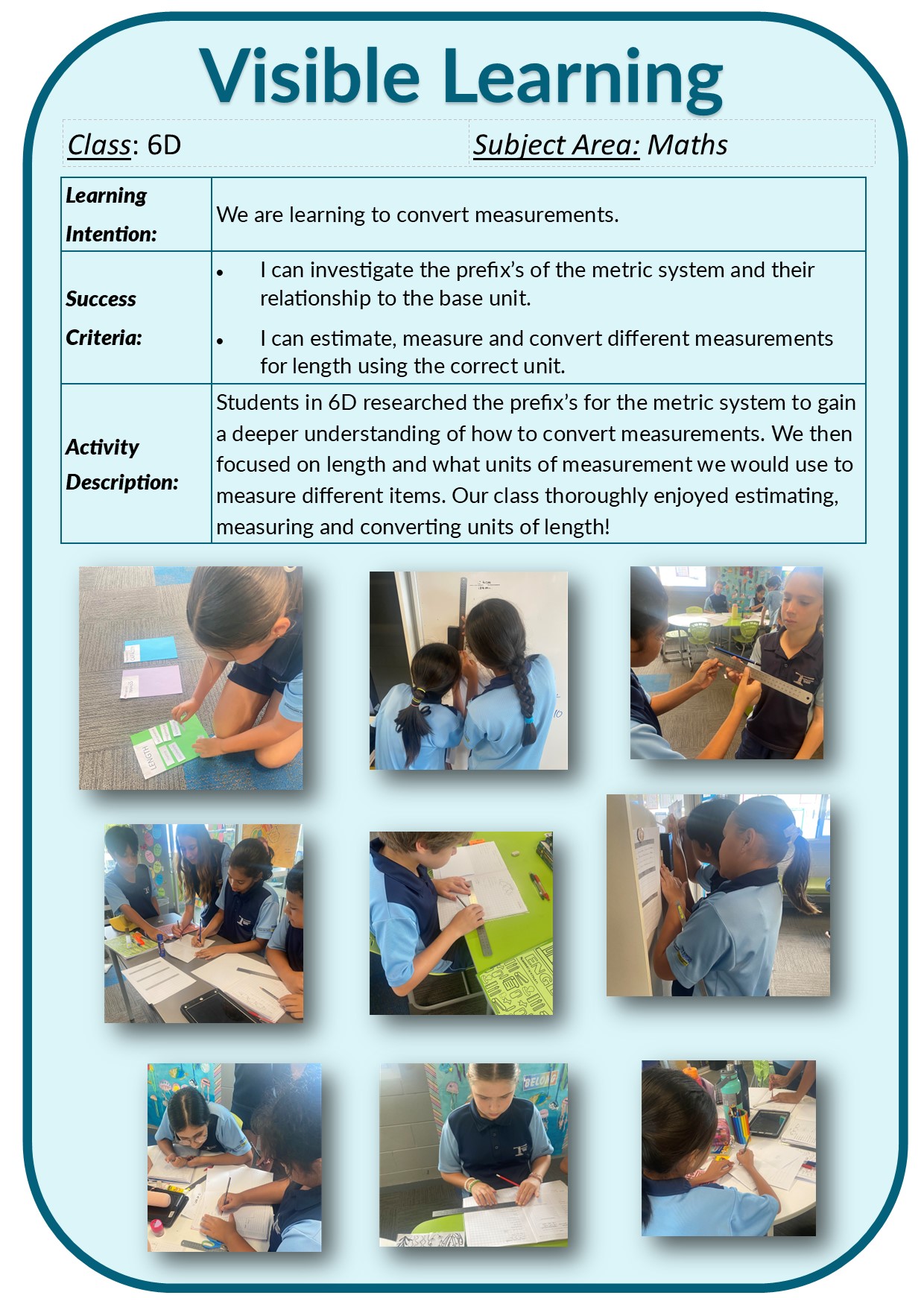Math Focus - 6 Dorrian Term 1, 2024