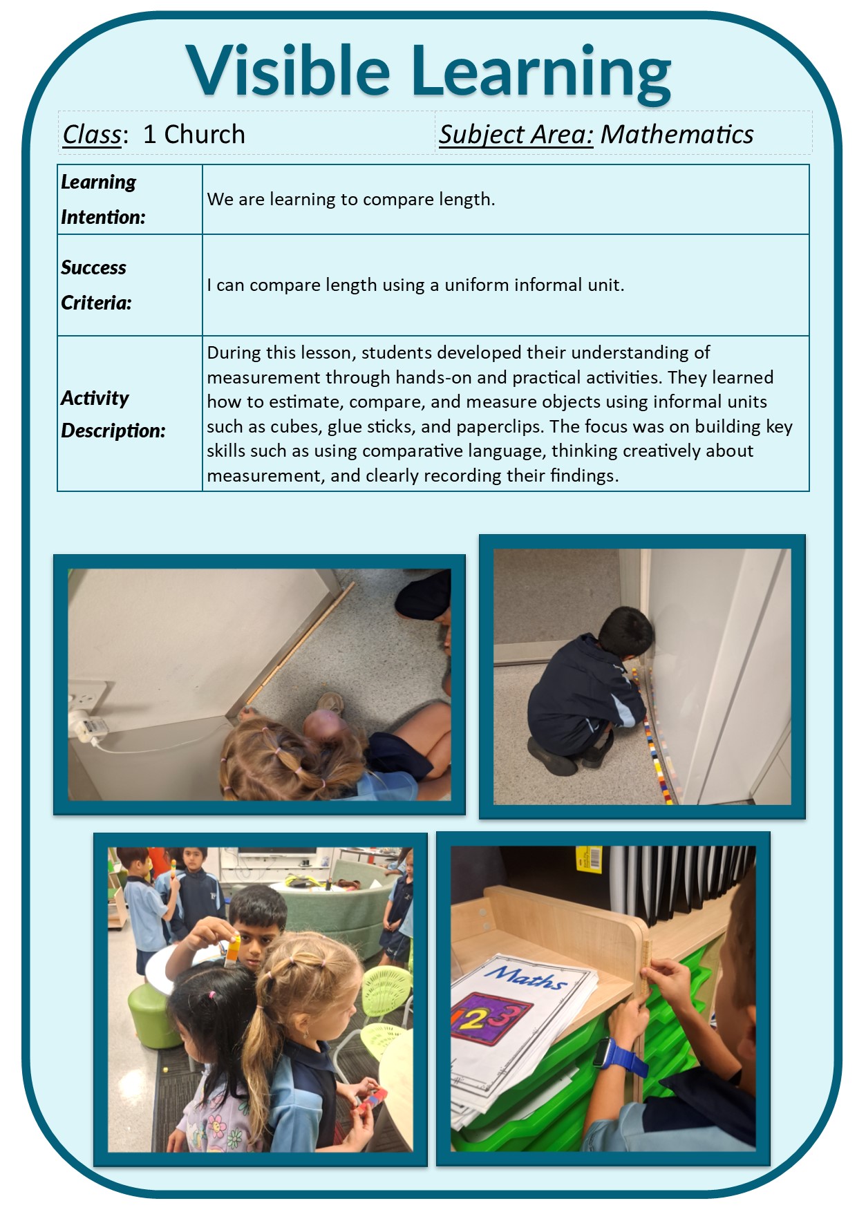 Maths Focus - 1 Church Term 2, 2025